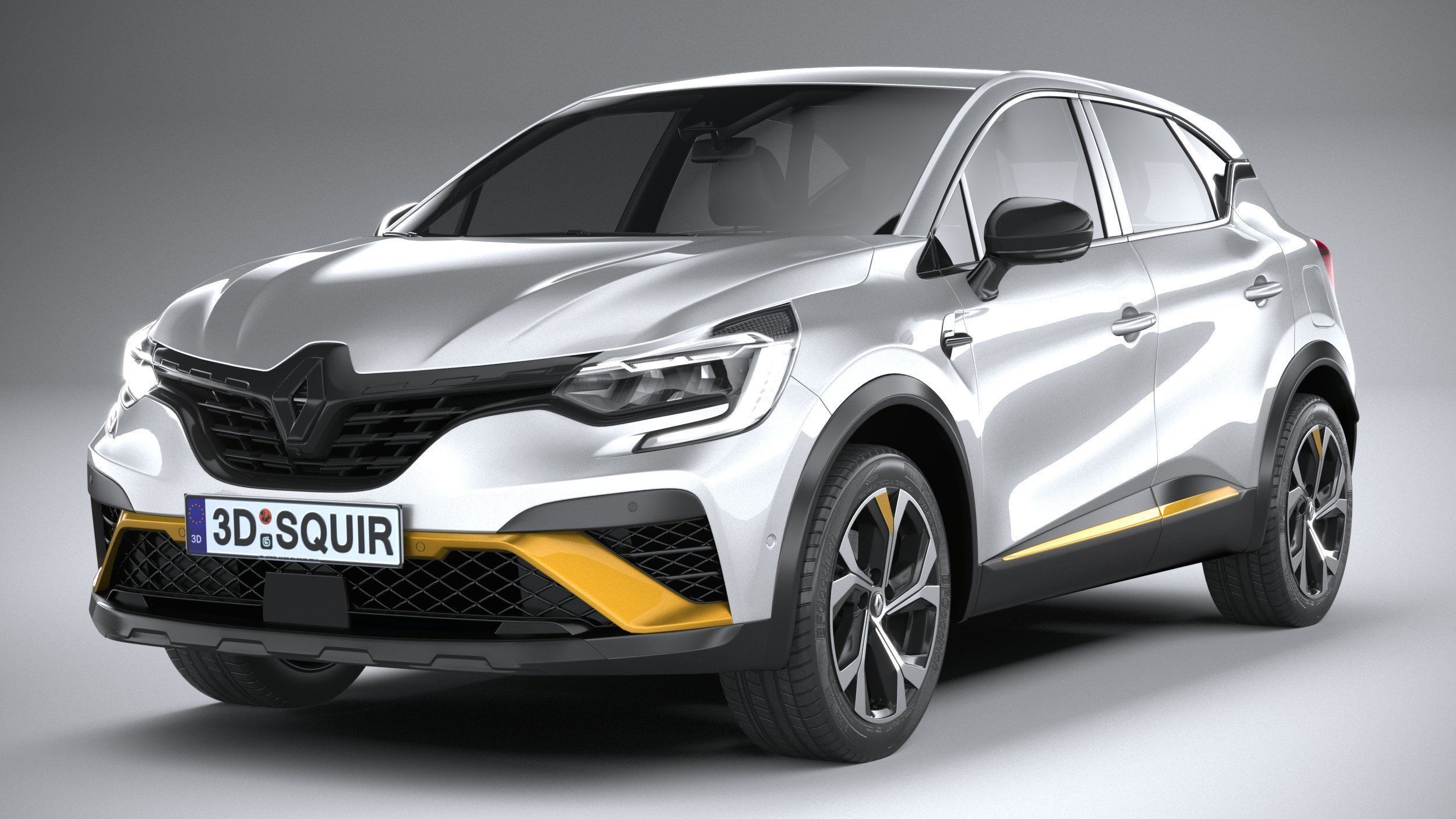 Renault Captur E-Tech 2023 3D model | CGTrader