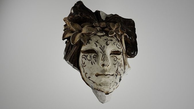 Damaged Mask 3D model | CGTrader