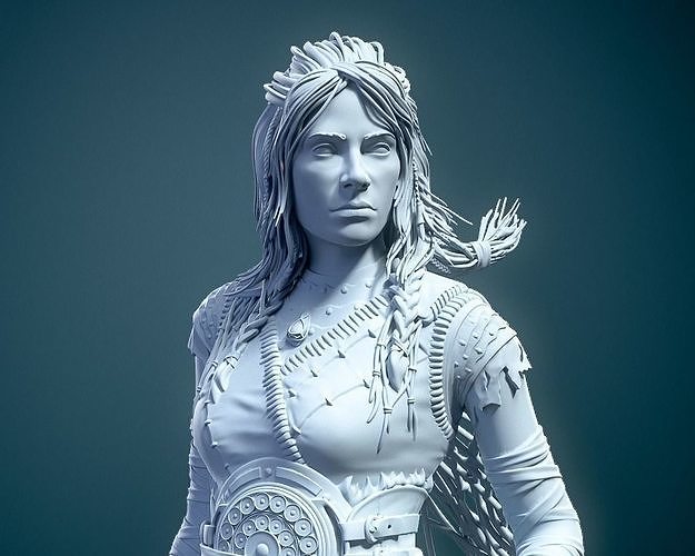 Bust of Freya 3D model 3D printable | CGTrader