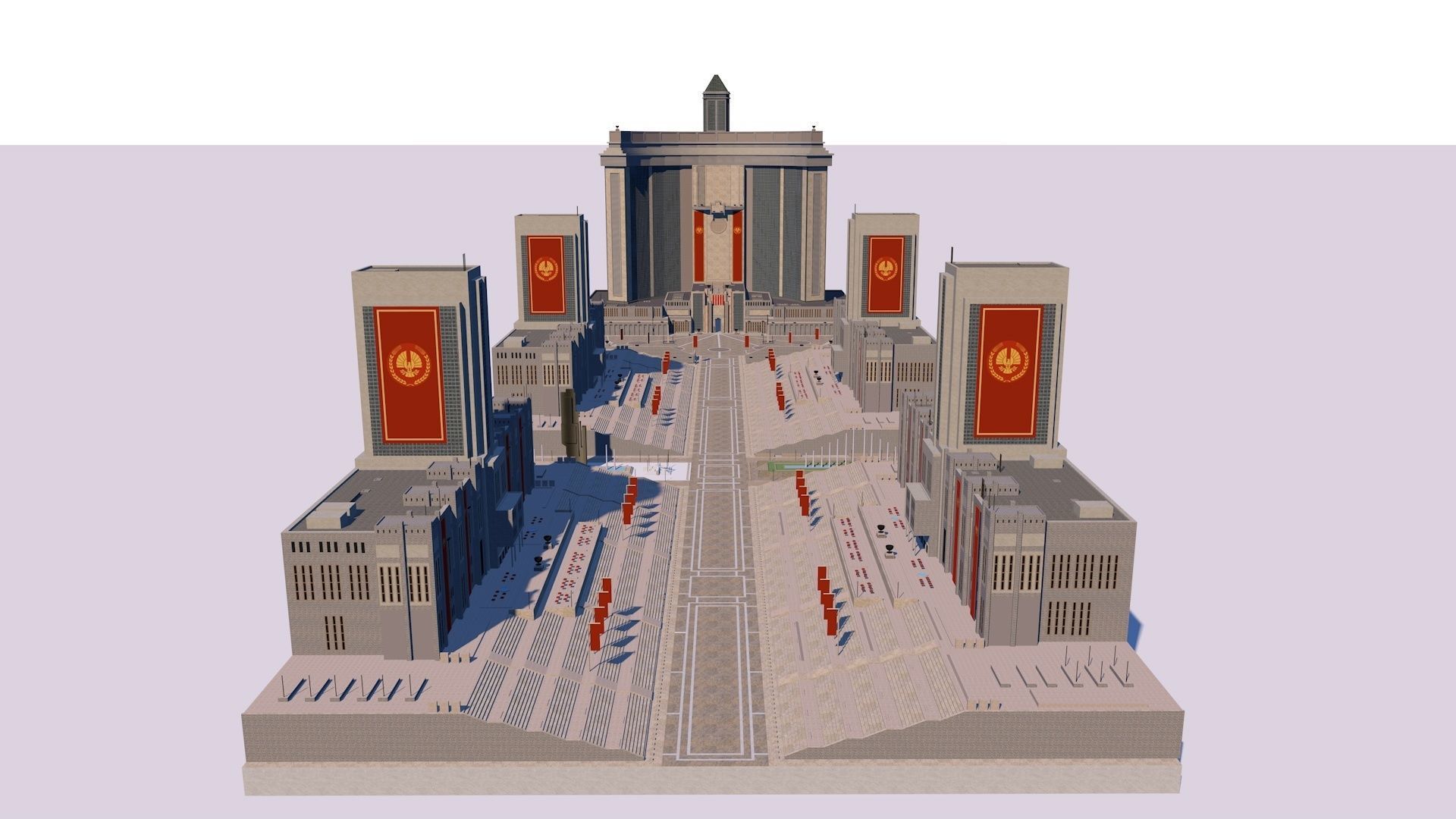 Sovjet USSR Parade Square 3D model | CGTrader