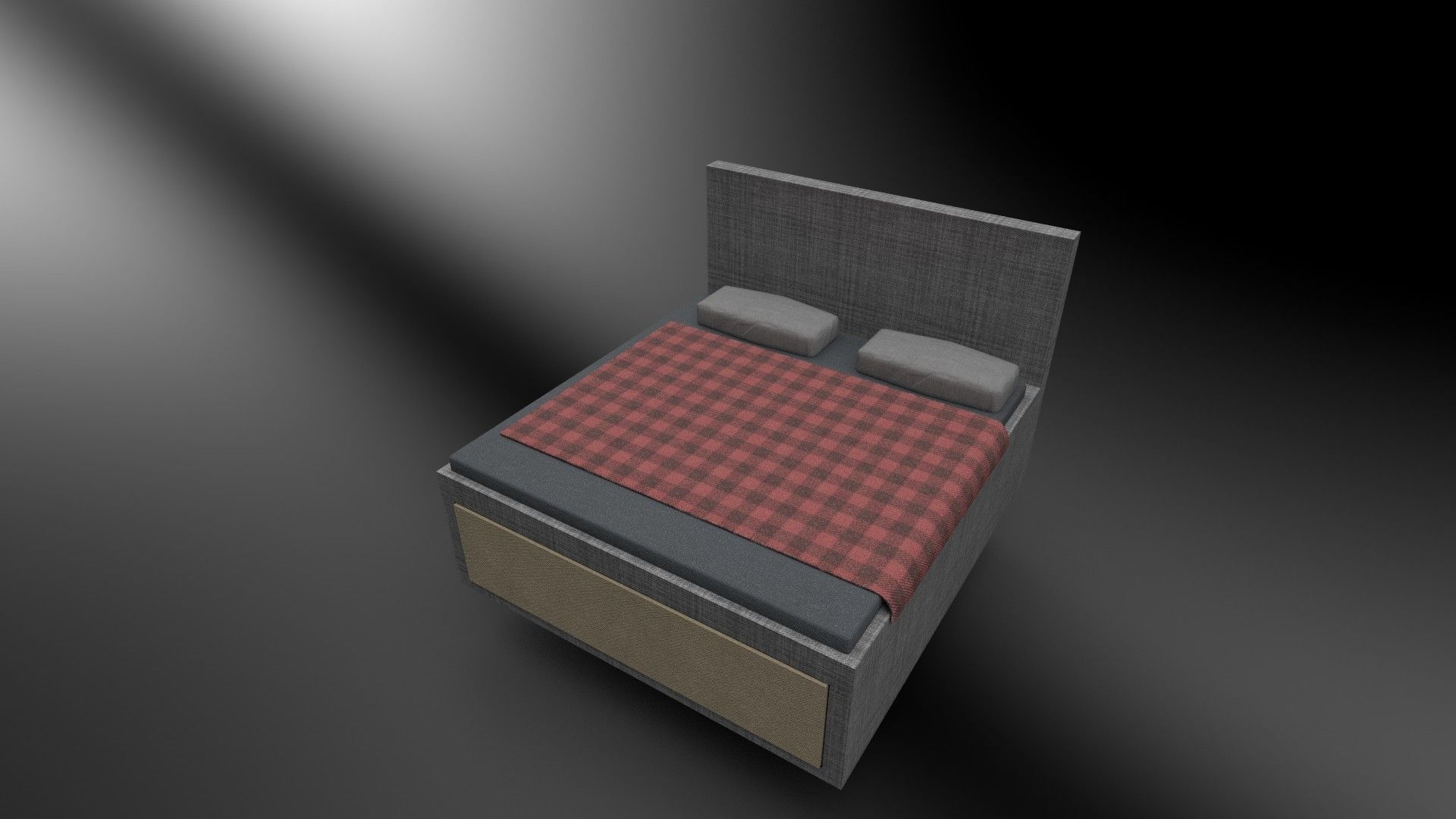 Bad low-poly bed for gta san andreas free VR / AR / low-poly 3D model ...