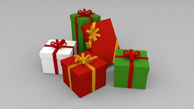 Christmas Presents 3D model | CGTrader