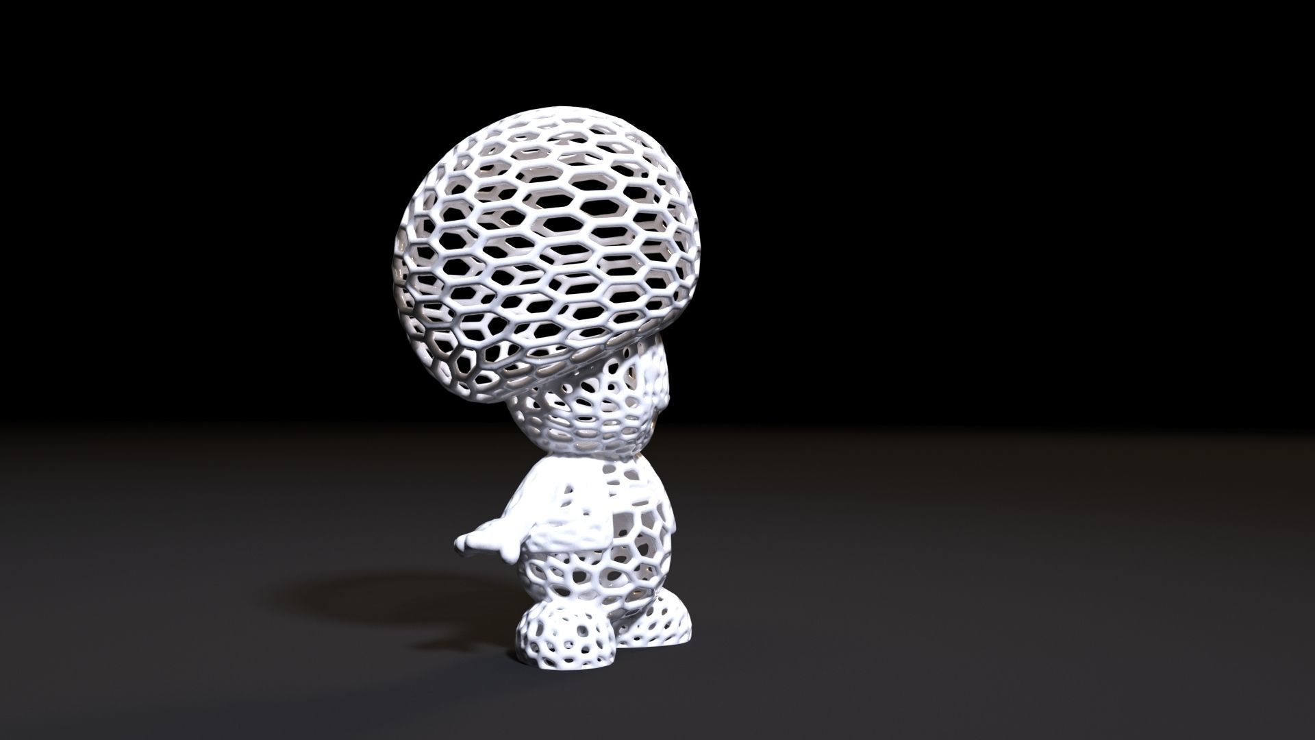 Toad from Super Mario 3D model 3D printable | CGTrader