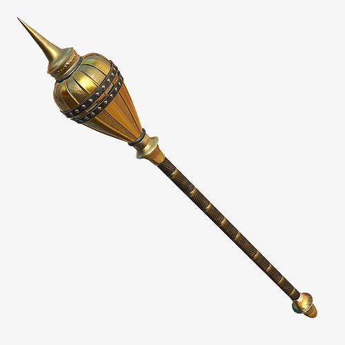 3D model King Sceptre PBR VR / AR / low-poly | CGTrader