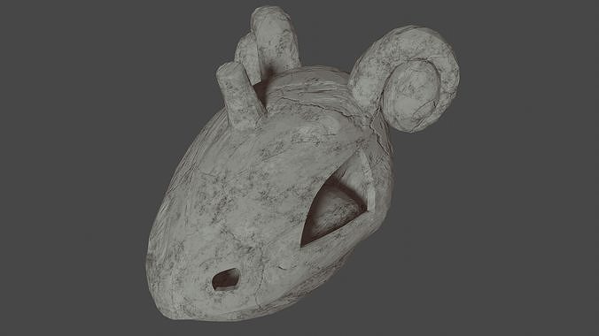 3D model Lapras Skull VR / AR / low-poly | CGTrader
