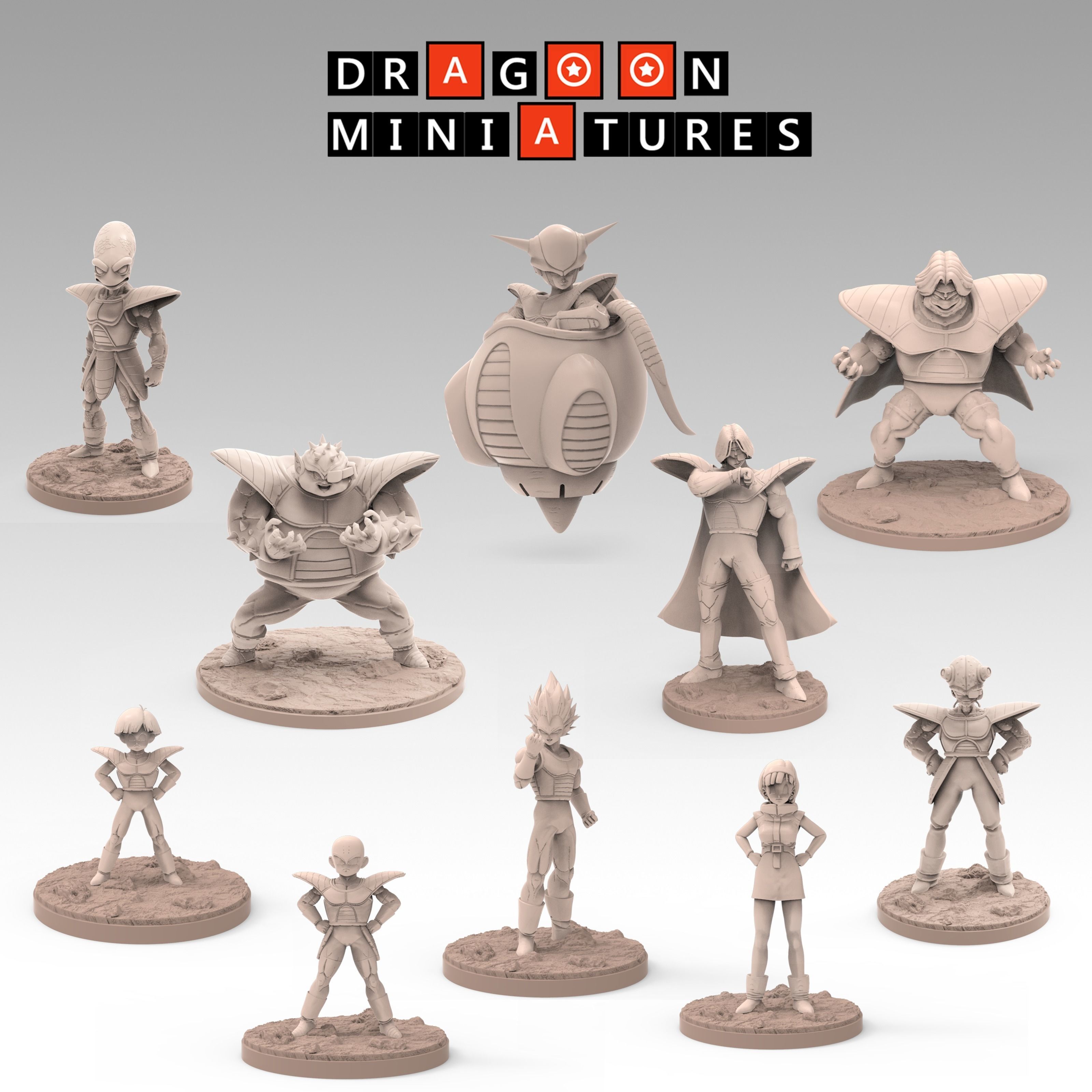 Term 3 - Namek Saga Part 1 - Dragon Ball Miniatures 3D model 3D ...