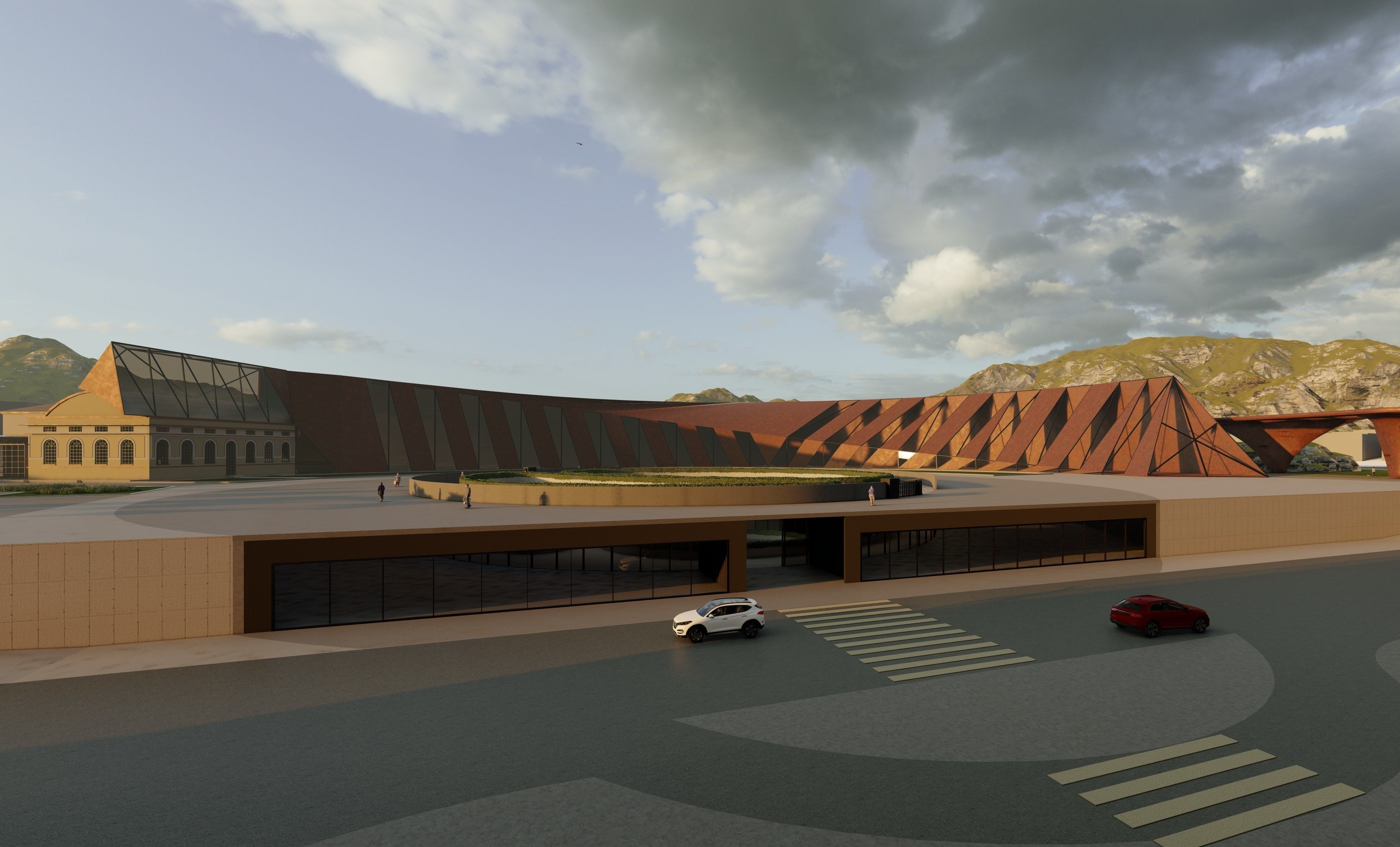 An Urban Design Project includes Shopping Mall Apartment Complex 3D ...