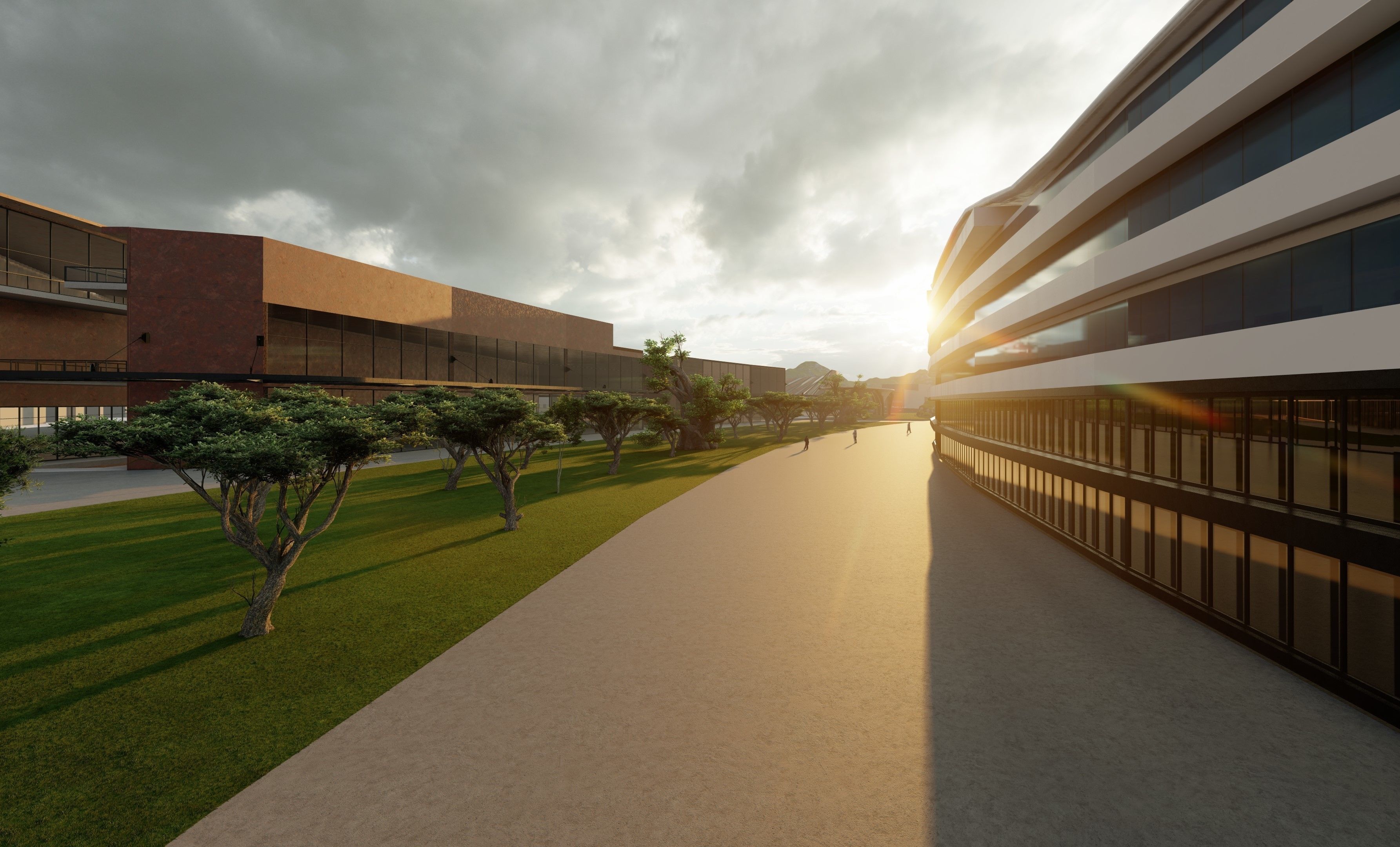 An Urban Design Project includes Shopping Mall Apartment Complex 3D model | CGTrader