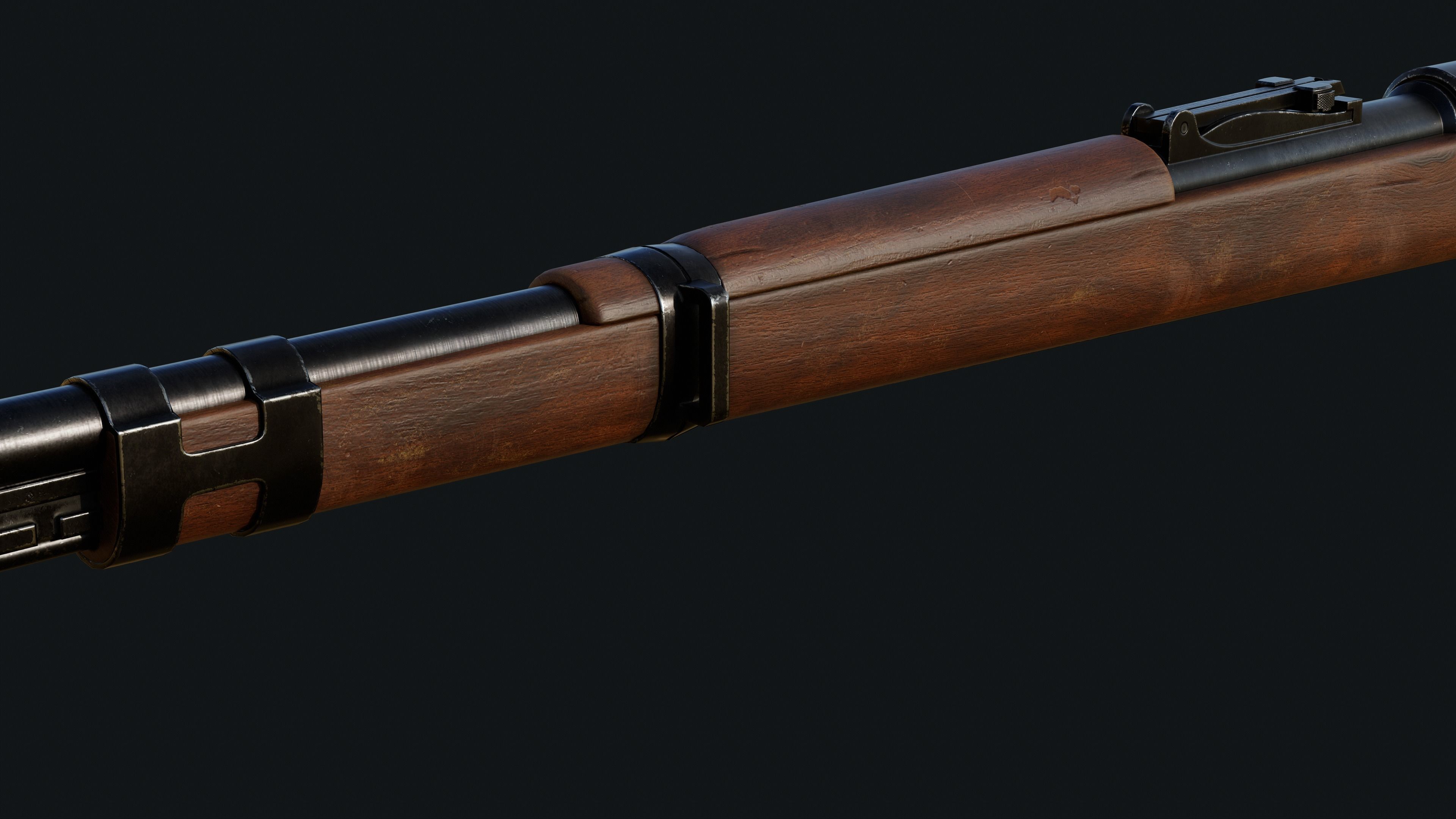 3D model Mauser 98k VR / AR / low-poly | CGTrader