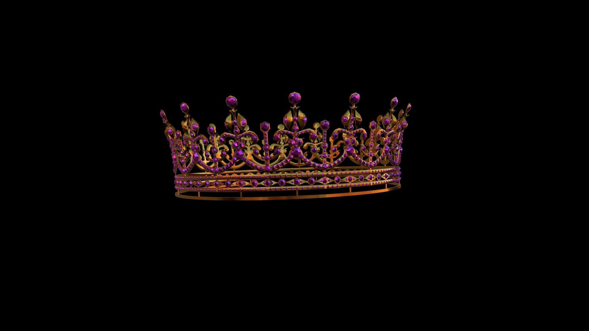 Diamond Crown free VR / AR / low-poly 3D model | CGTrader