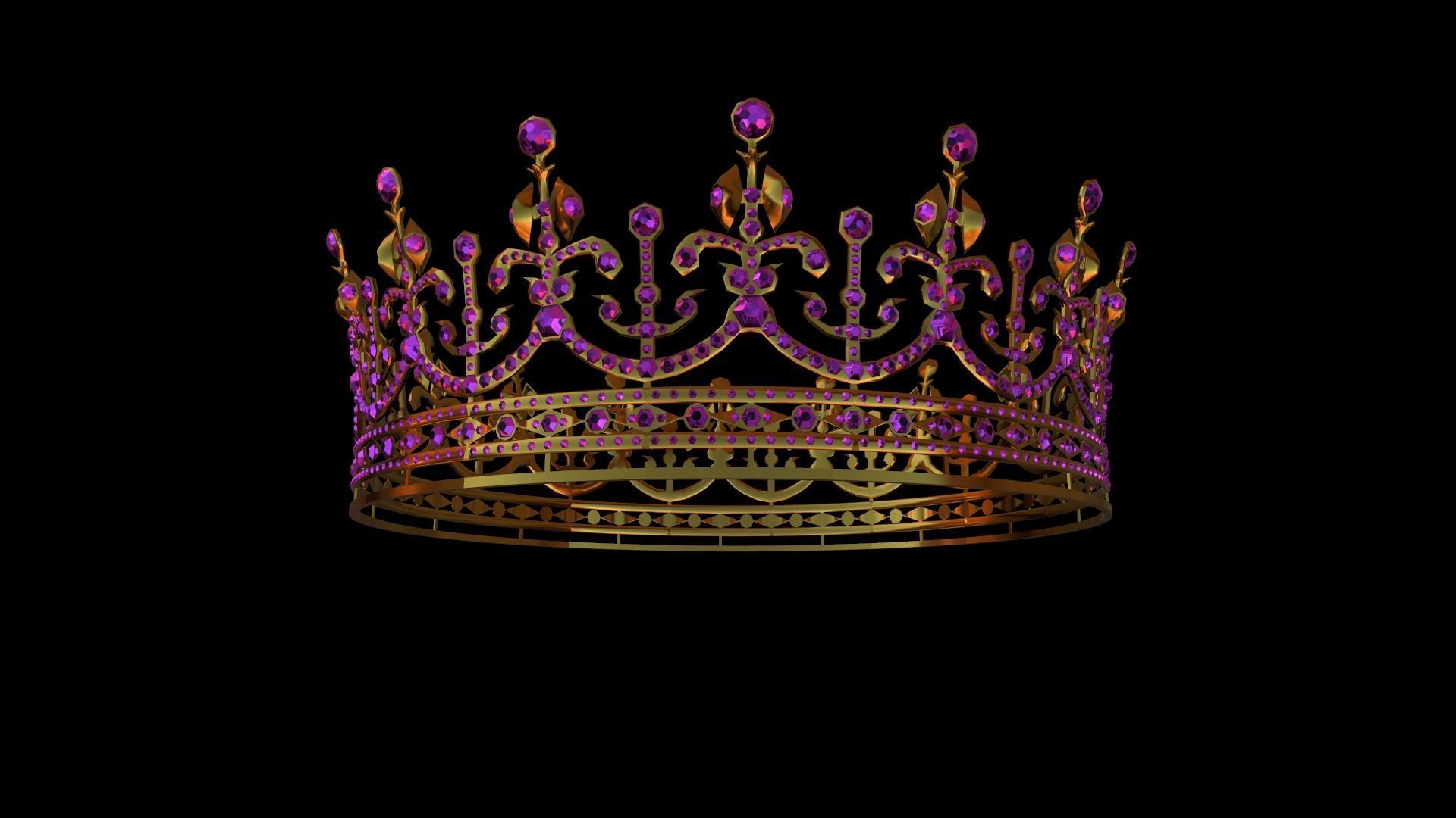 Diamond Crown free VR / AR / low-poly 3D model | CGTrader