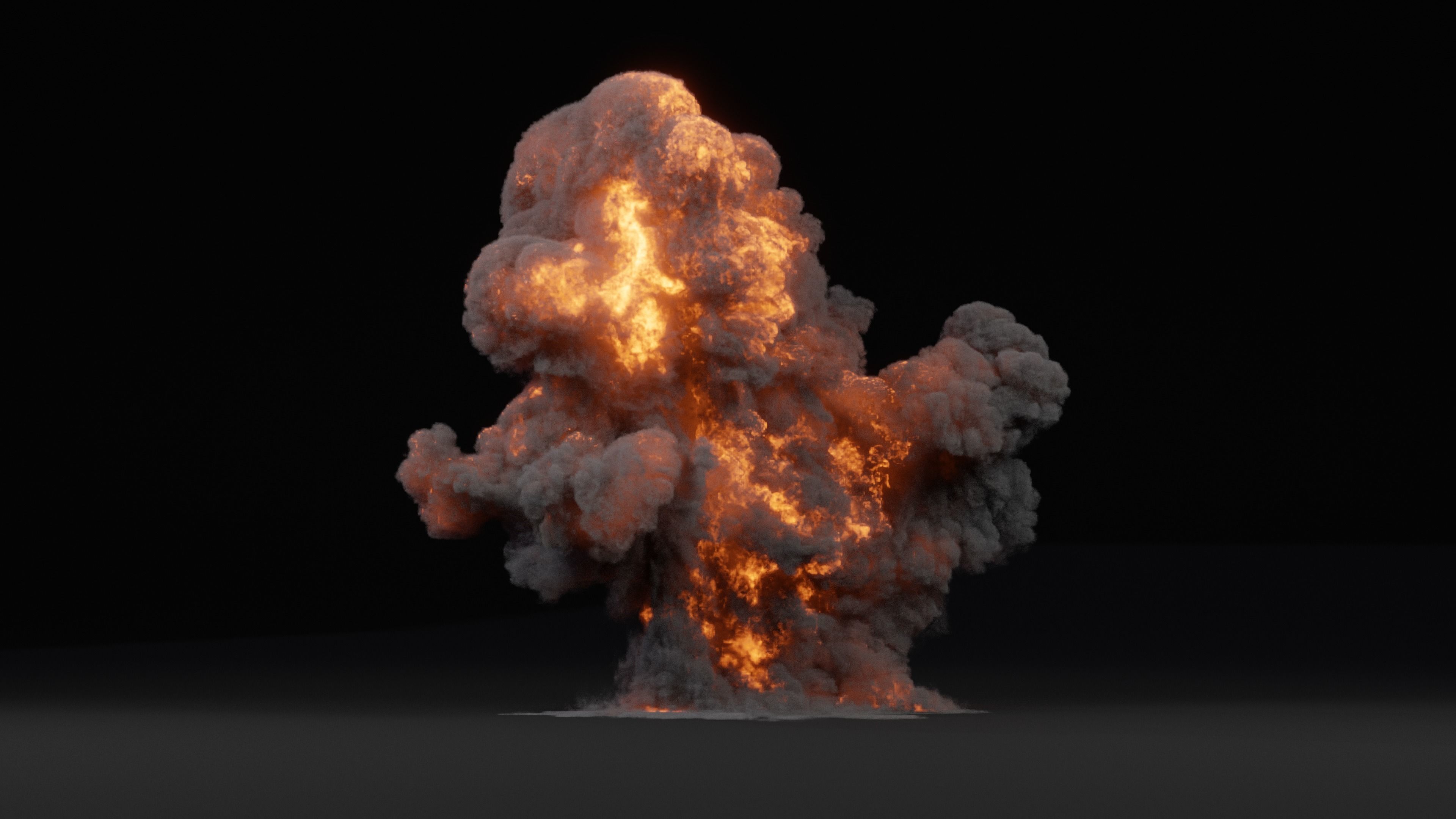 3D Oil Explosion 3D model animated | CGTrader