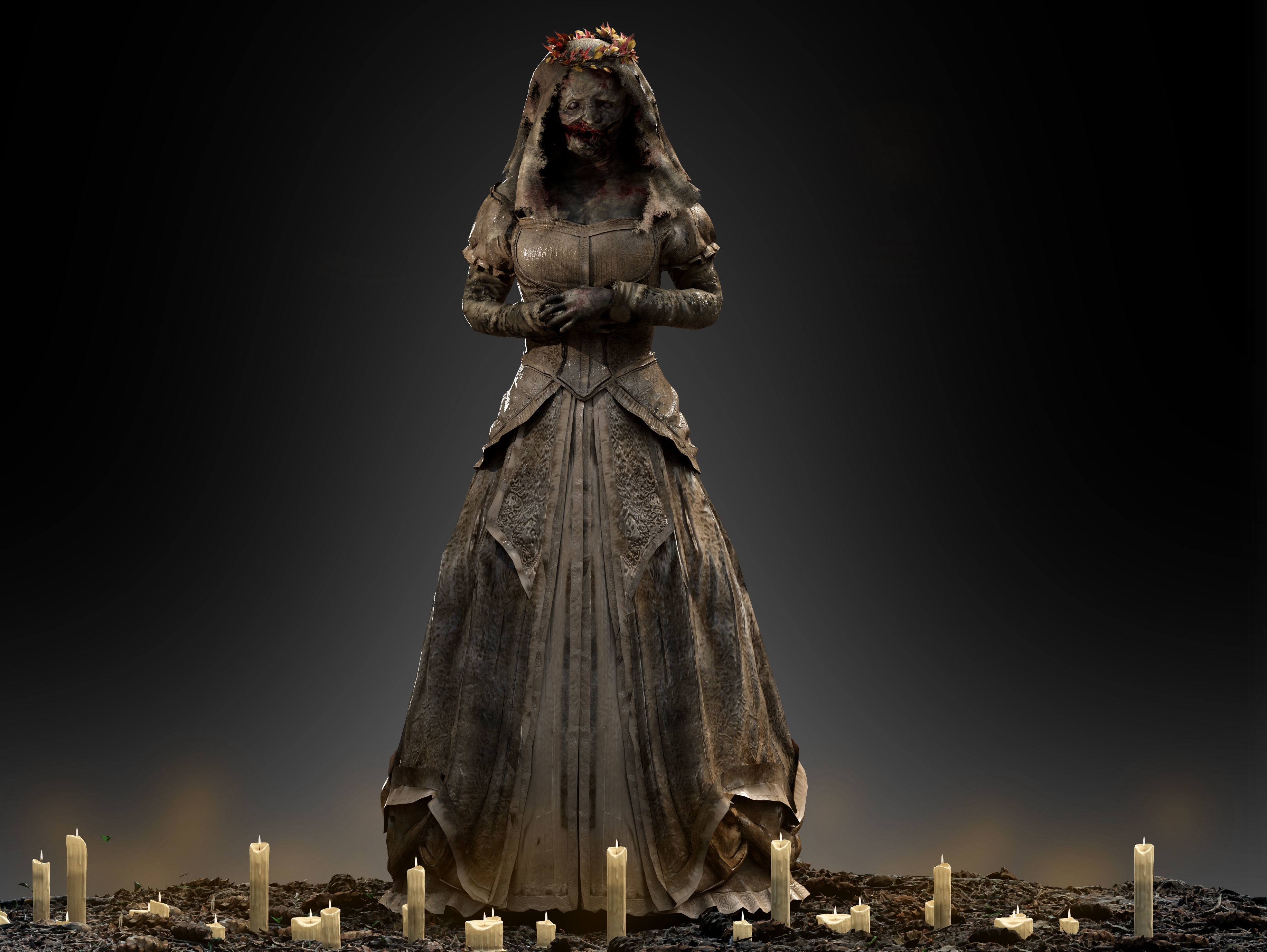 3D model Horror Bride VR / AR / low-poly rigged | CGTrader