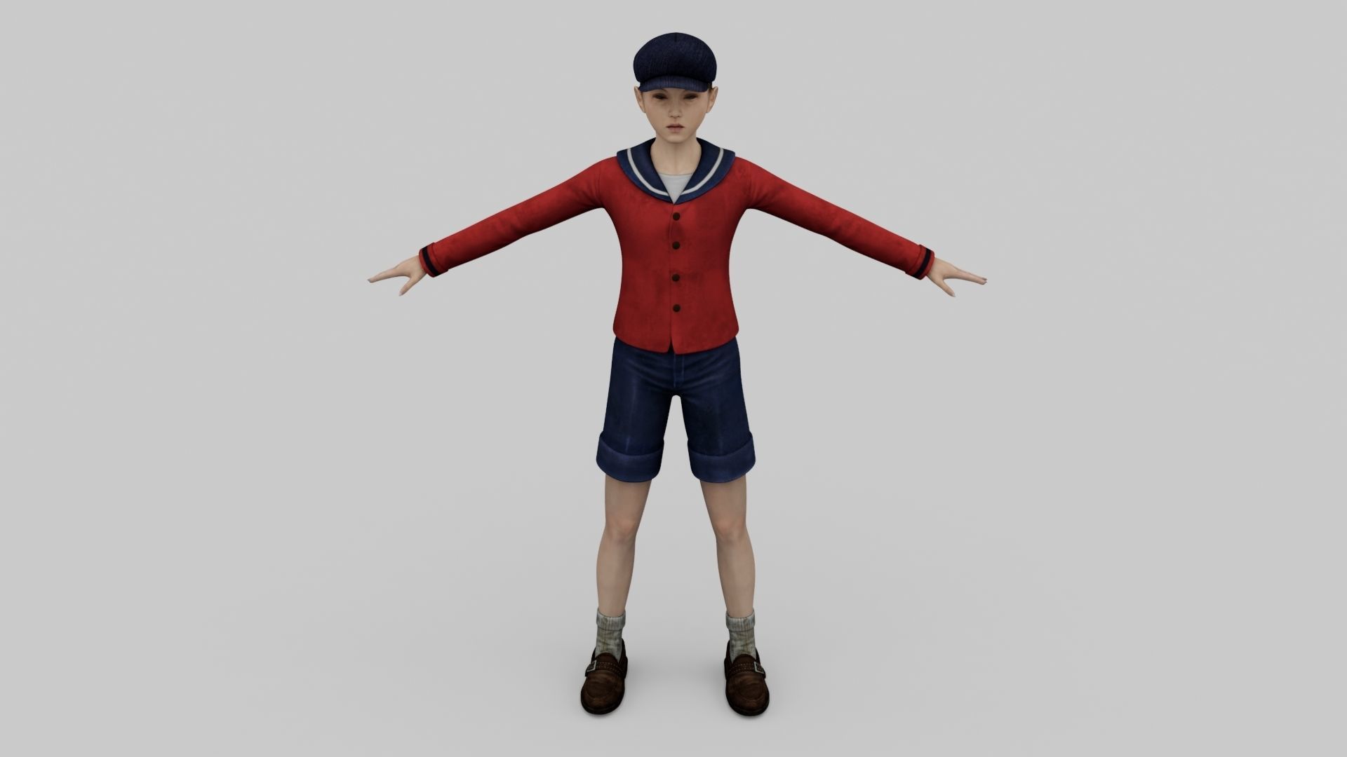 Boy character 3D model animated rigged | CGTrader