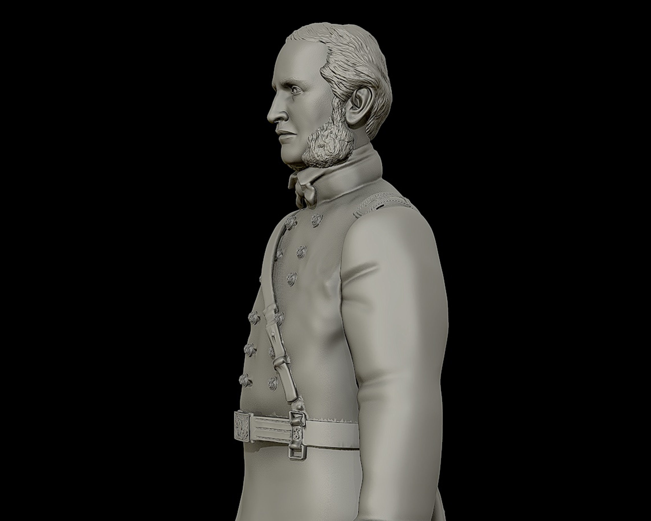 General Strong Vincent sculpture 3D model 3D printable | CGTrader