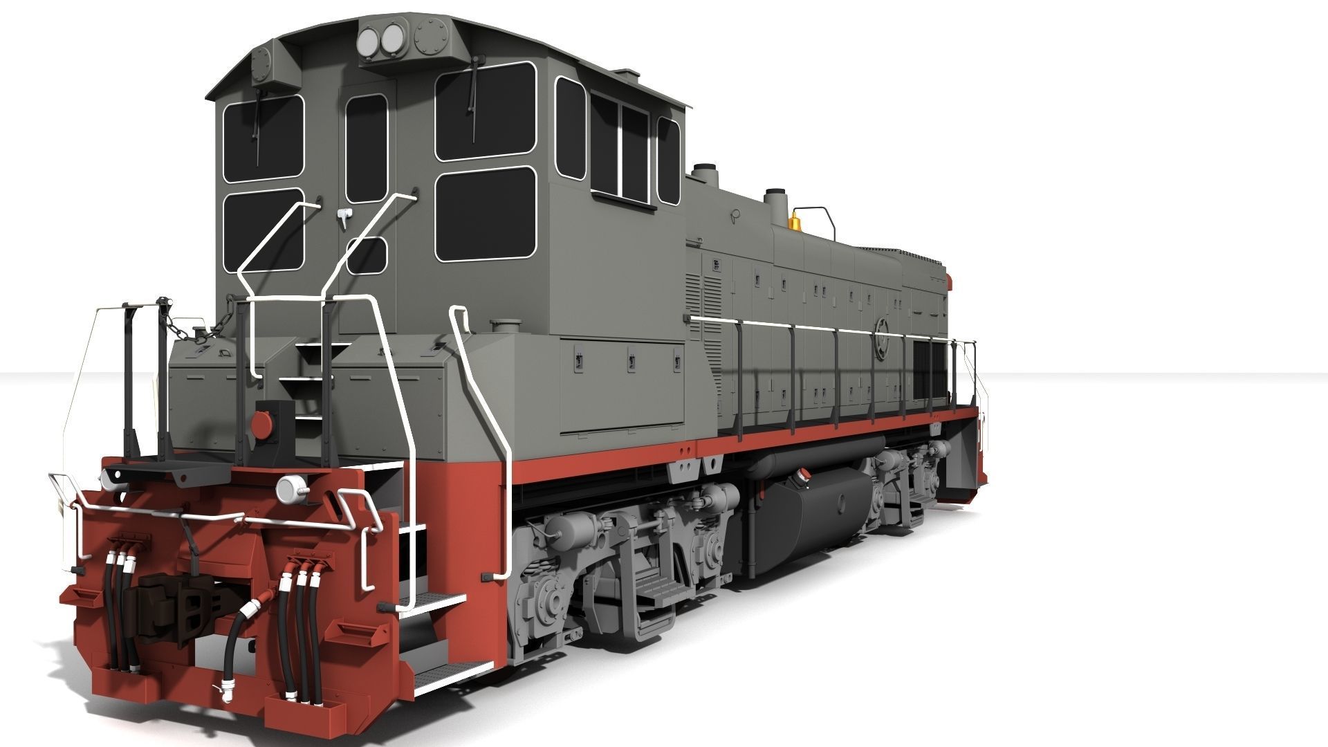 EMD MP15 free 3D model | CGTrader