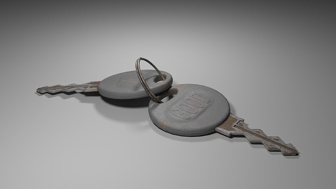 3D model Rusted key VR / AR / low-poly | CGTrader