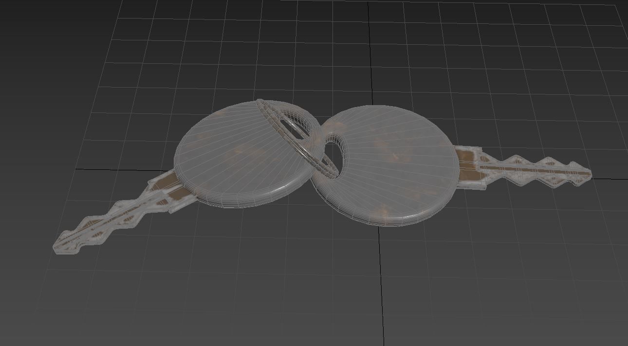 3D model Rusted key VR / AR / low-poly | CGTrader