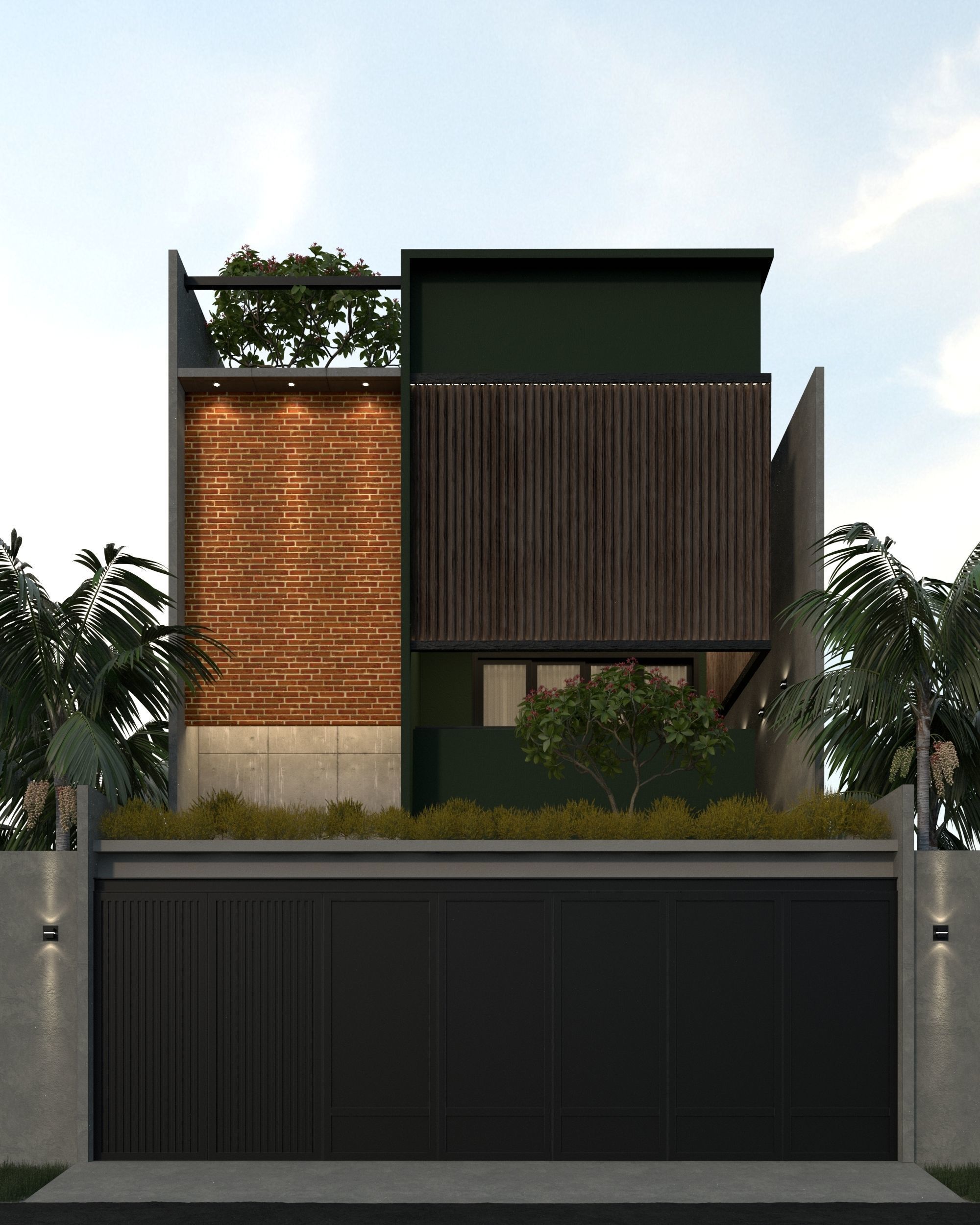 Green House Exterior SKP Vray 3D model | CGTrader