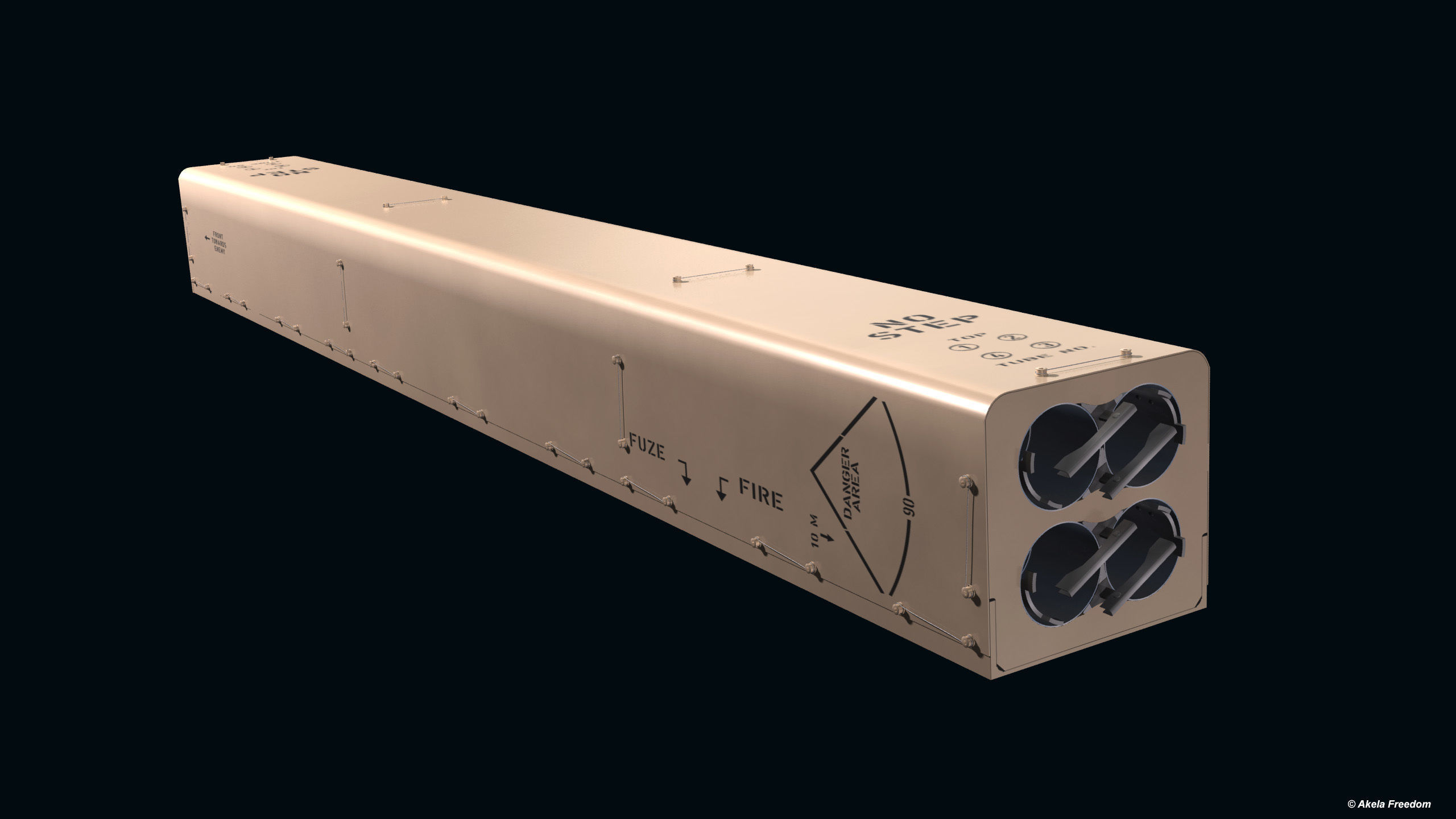 LAND-LGR4 Launcher 3D model | CGTrader