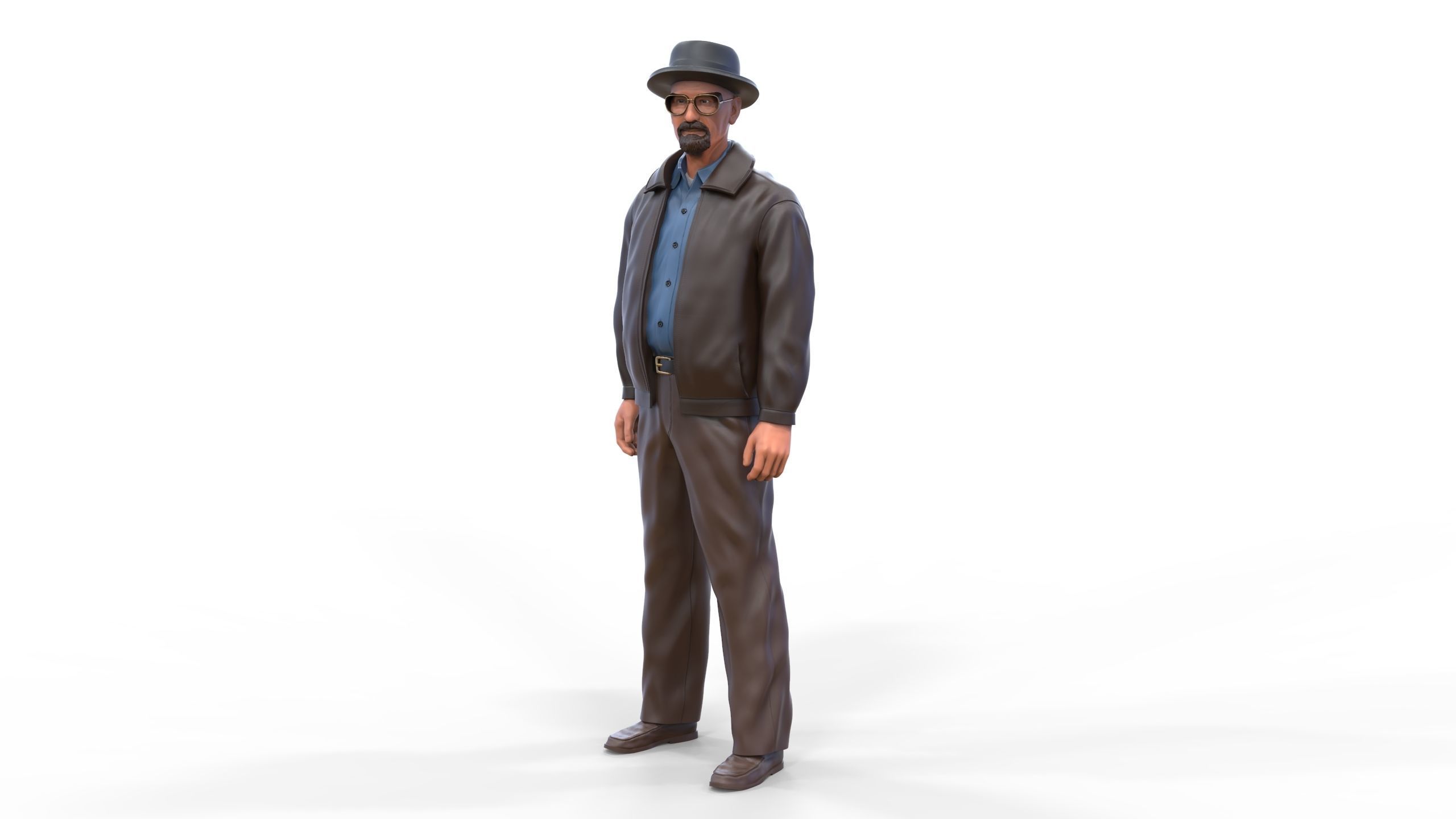 Breaking Bad Walter White 3D model 3D printable | CGTrader