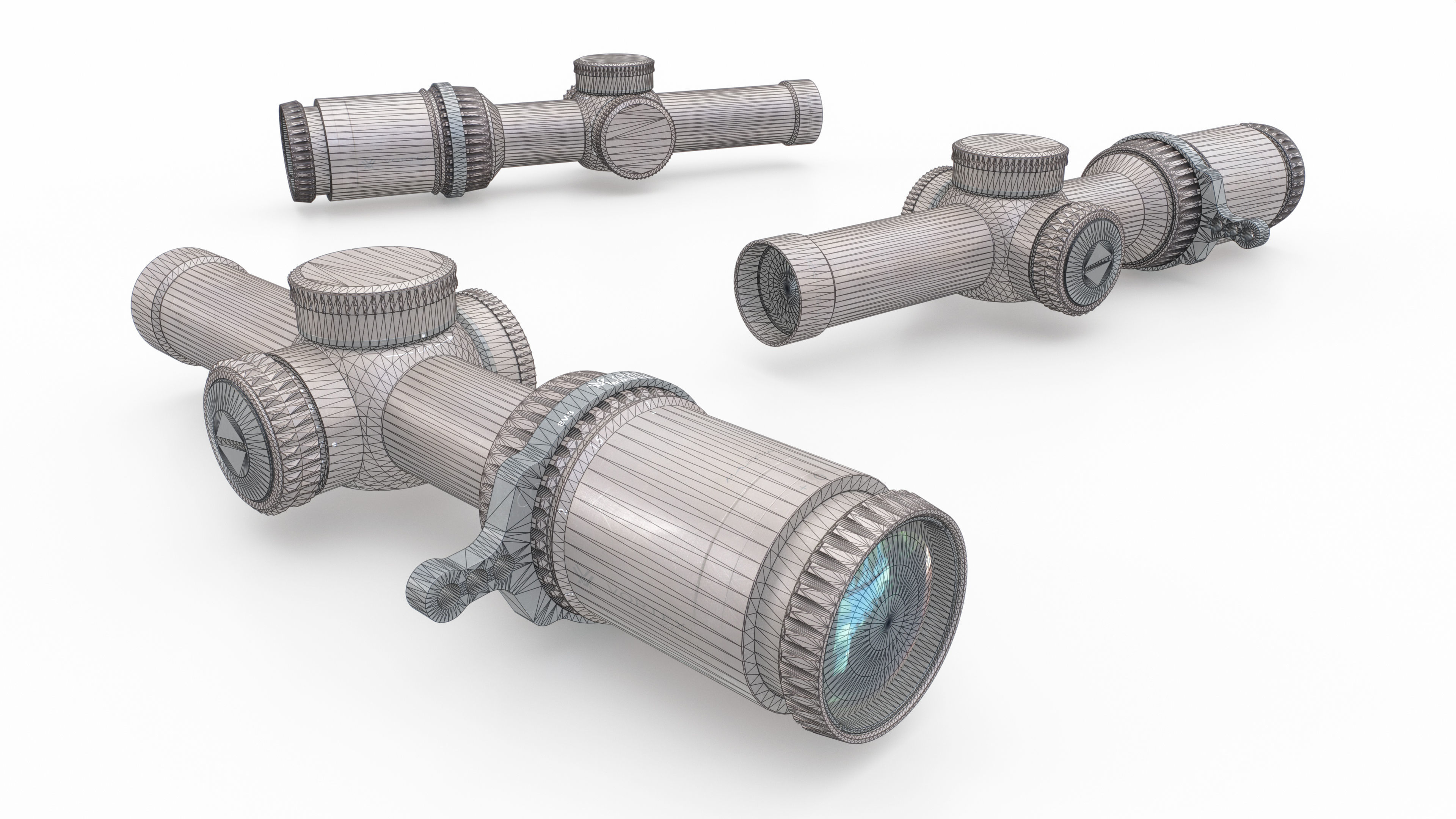 3D model Vortex Razor HD Gen2-E 1-6x Low Power Variable Optic VR / AR ...