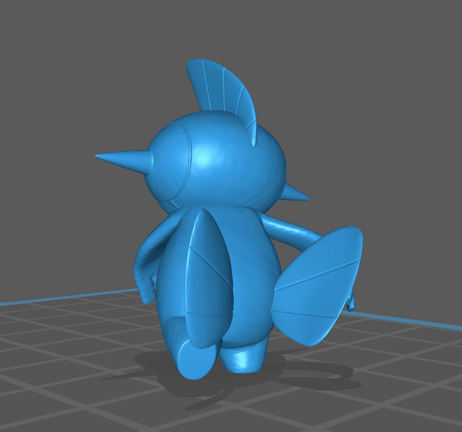 Mudkip Marshtomp Swampert and Mega Swampert 3D print model 3D model 3D ...