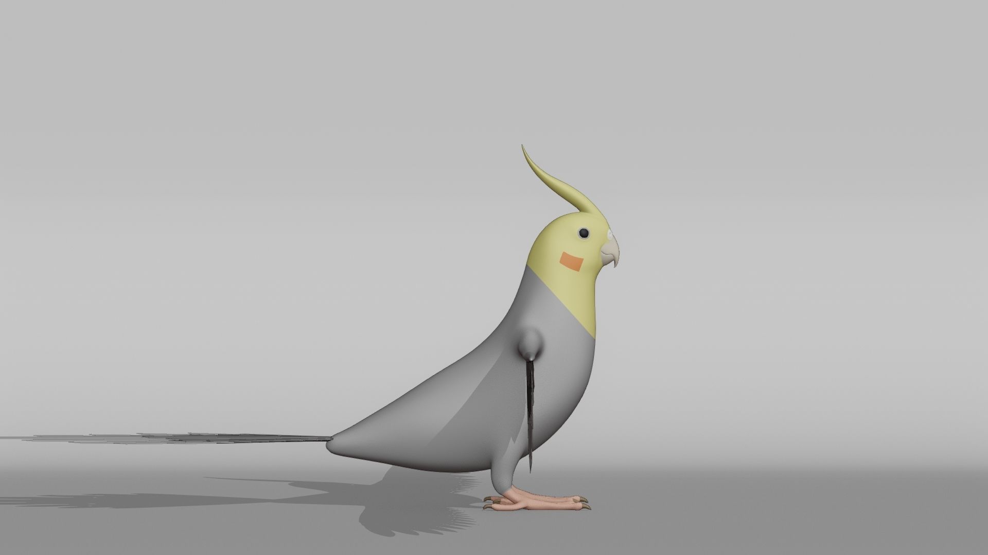 3D model Cockatiel Base Mesh VR / AR / low-poly | CGTrader