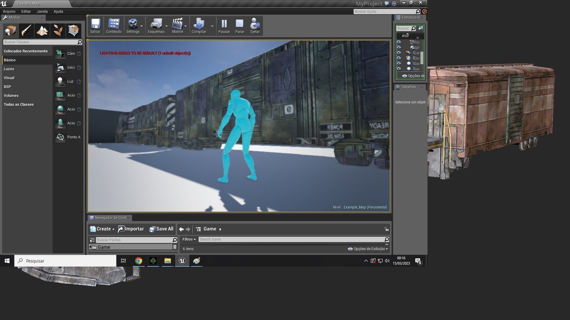 train for - unreal engine - iclone 3D model | CGTrader