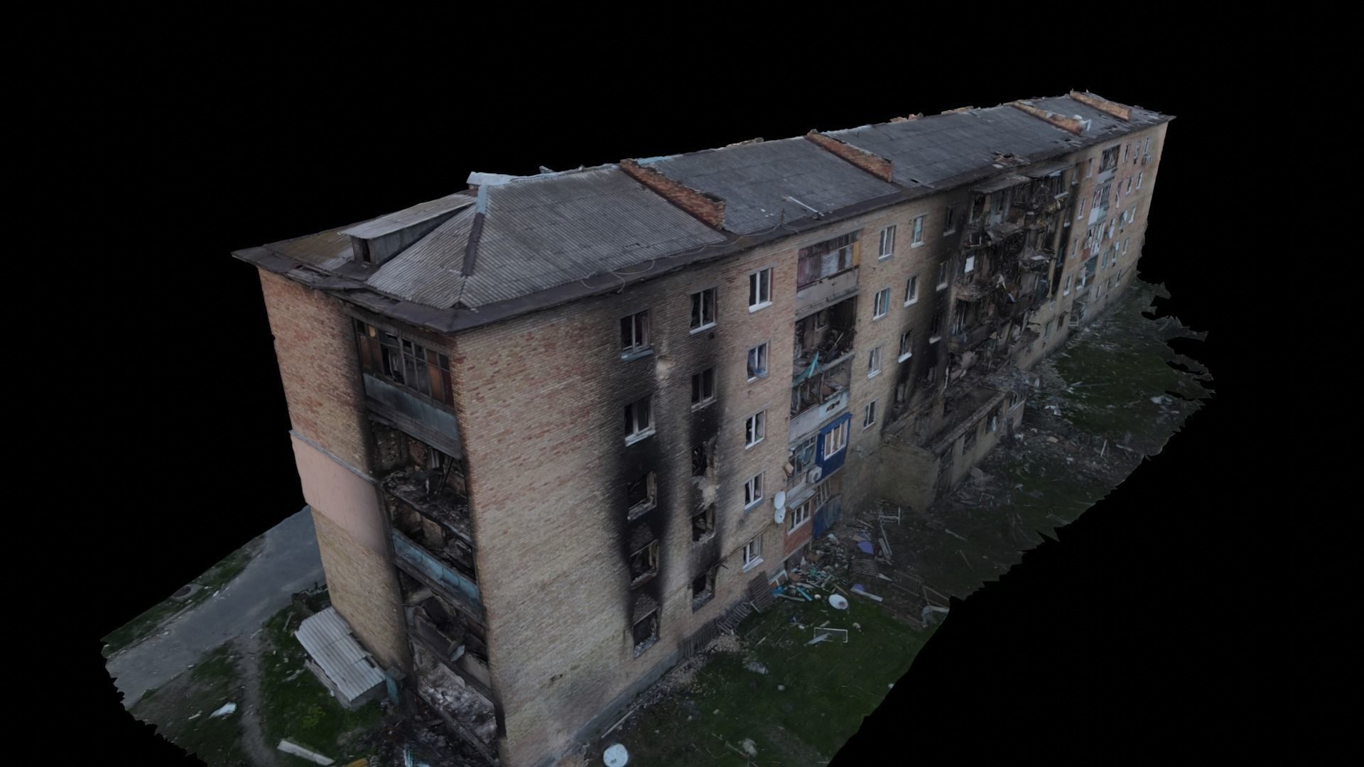 SCANS from Ukraine Buildings set 3 3D model | CGTrader