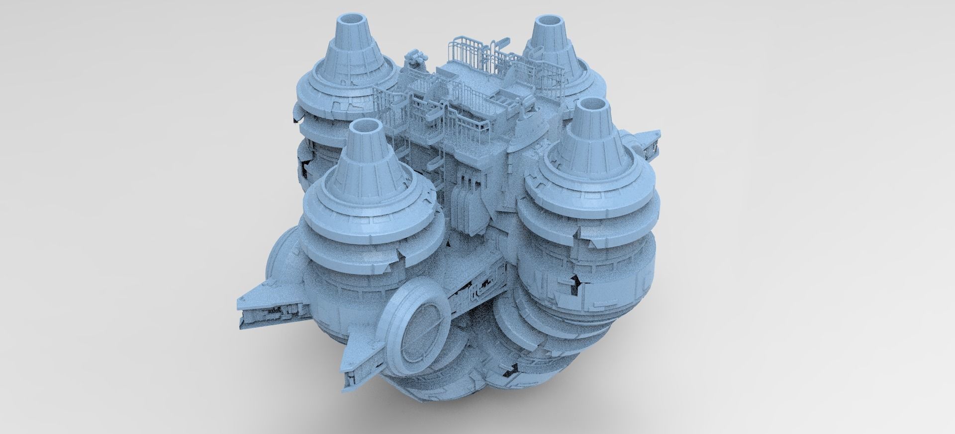 Floating Desert platform 4 3D model | CGTrader