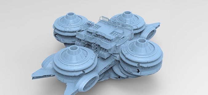 Floating Desert platform 5 3D model | CGTrader