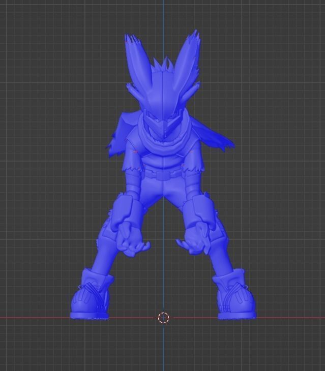 Vigilante Deku 3D Model 3D model rigged | CGTrader