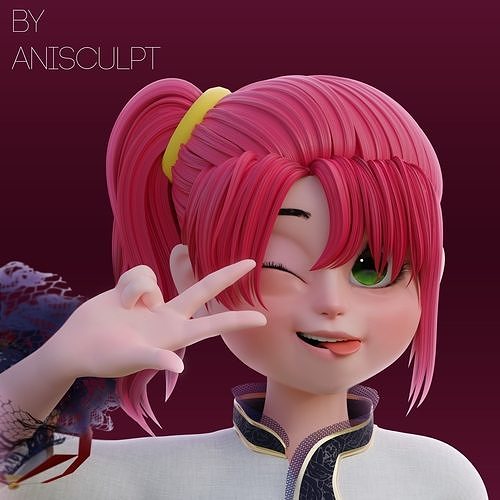 Girl Fully Rigged 3d Model Rigged Cgtrader