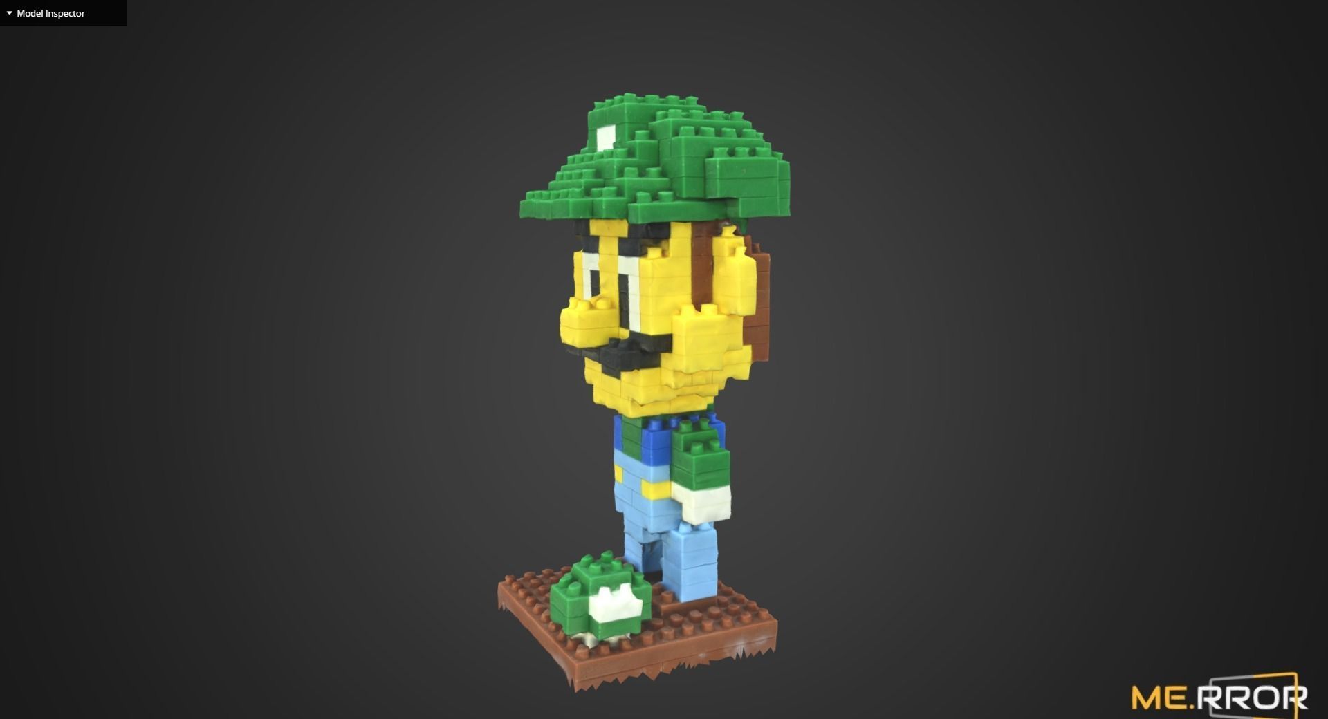 Toy Lego Luigi 3D model | CGTrader