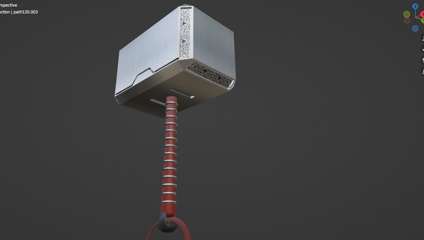 Mjolnir 3D model | CGTrader