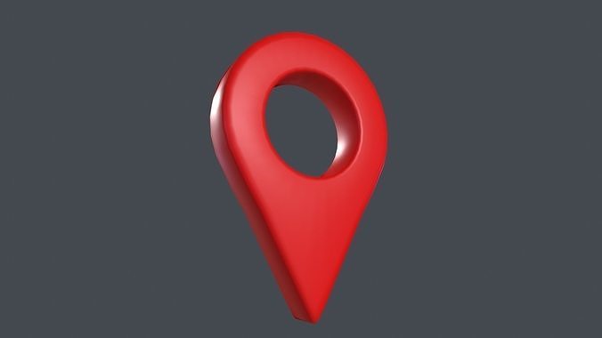 3D model Map Pointer 3D Model VR / AR / low-poly | CGTrader