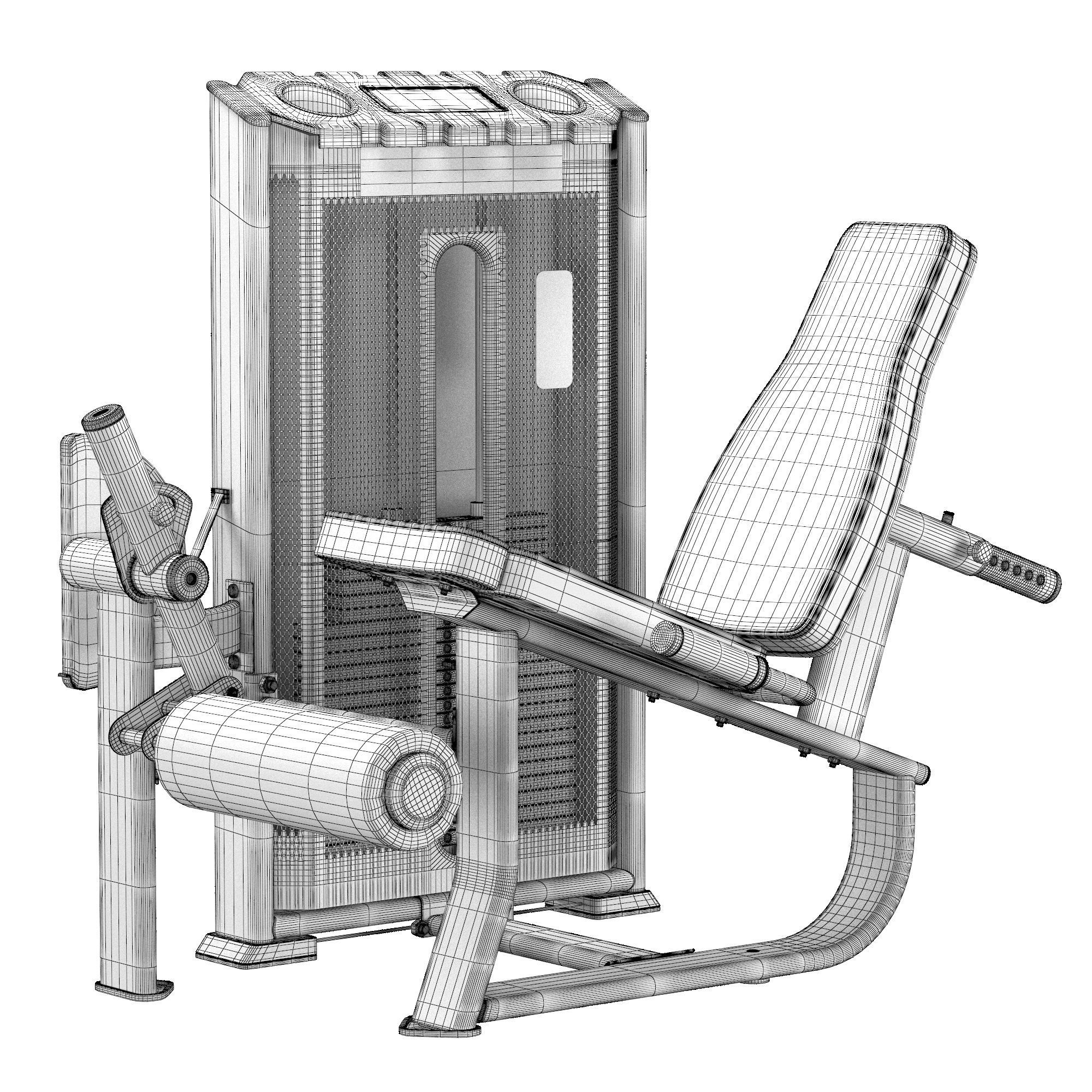 E-7002A Leg Extension 3D model | CGTrader