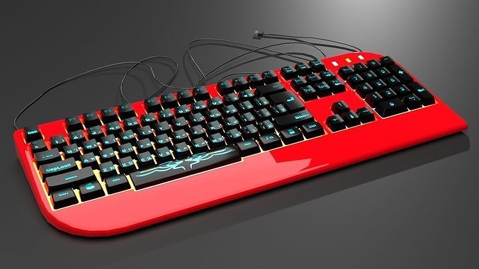 RGB Keyboard 3D model | CGTrader