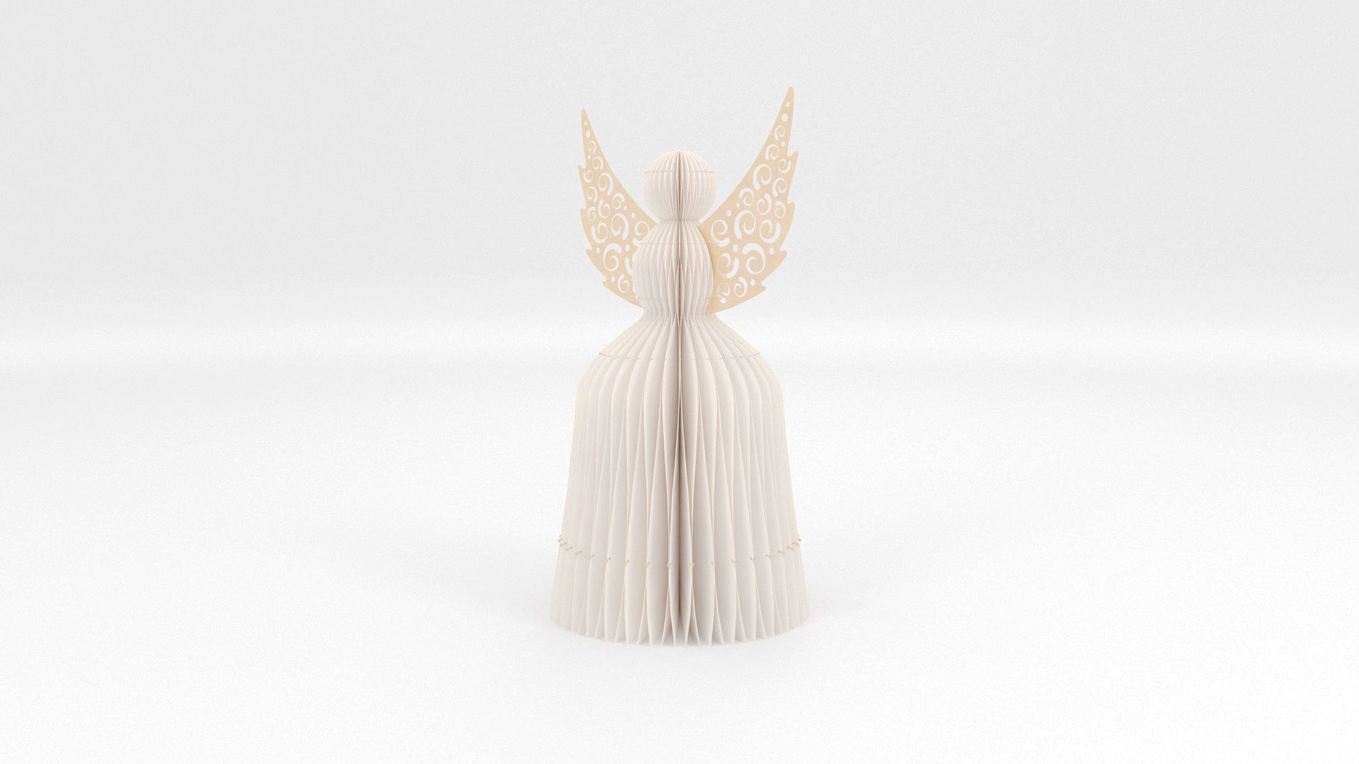 Paper Angel 3D model | CGTrader