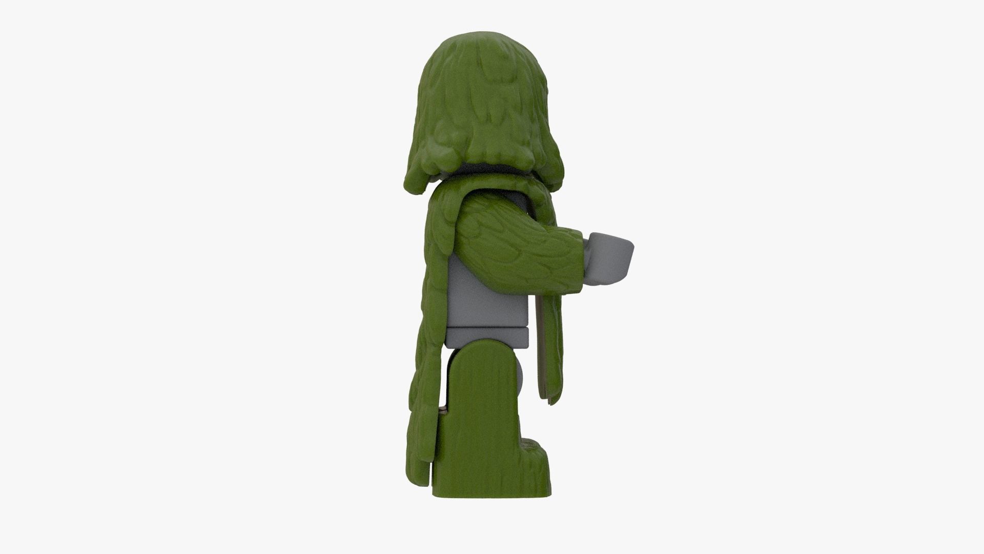 3D model Realsize Lego Minifigure Ghillie Suit VR / AR / low-poly ...
