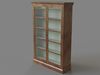 Seneca Display Cabinet Brown 3D model | CGTrader