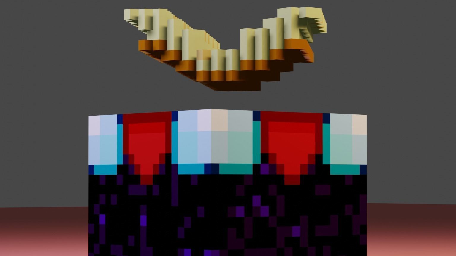 3D model Minecraft Enchanting Table voxel art VR / AR / low-poly | CGTrader