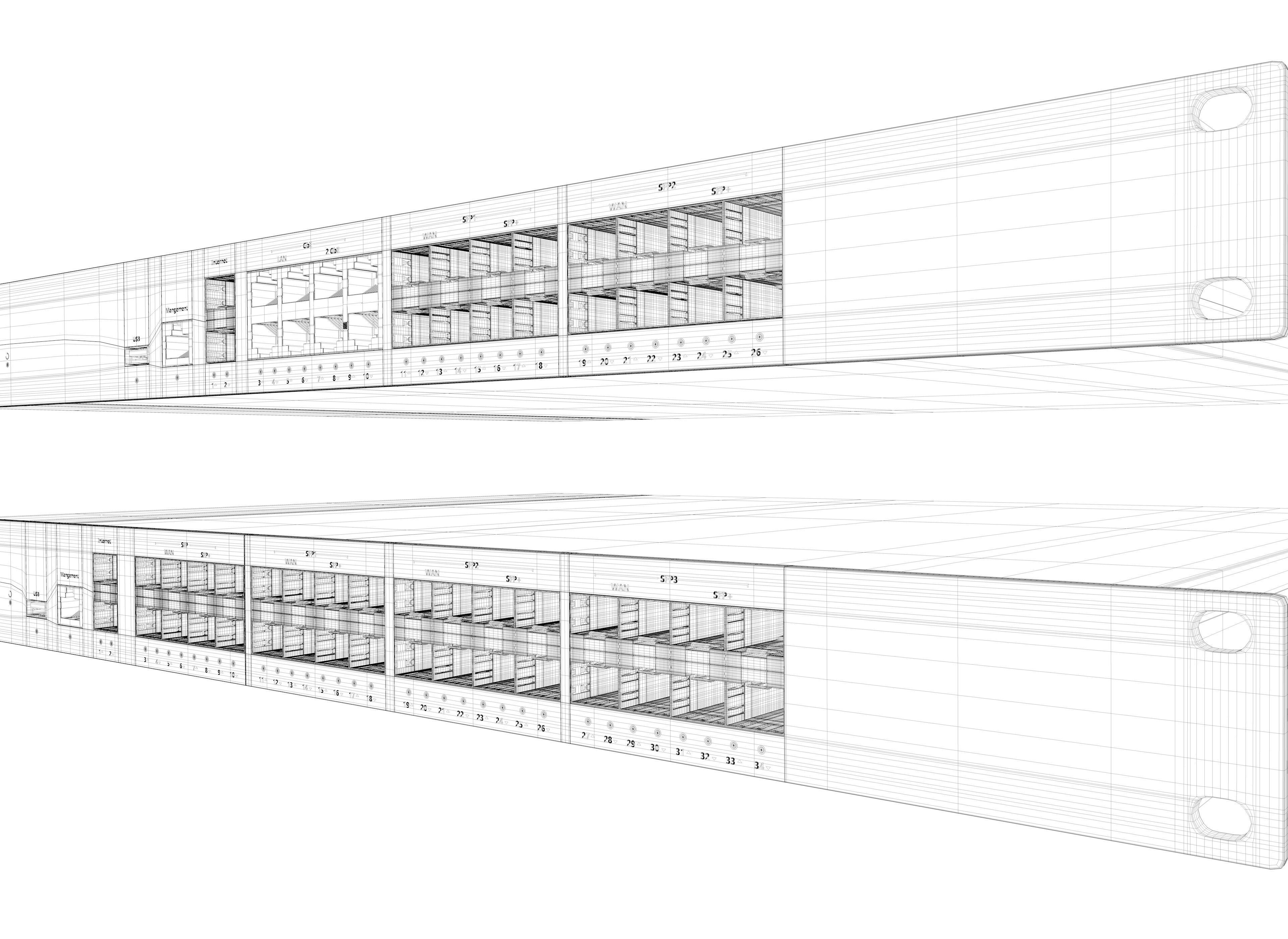 Network Firewall and Switch 3D model | CGTrader