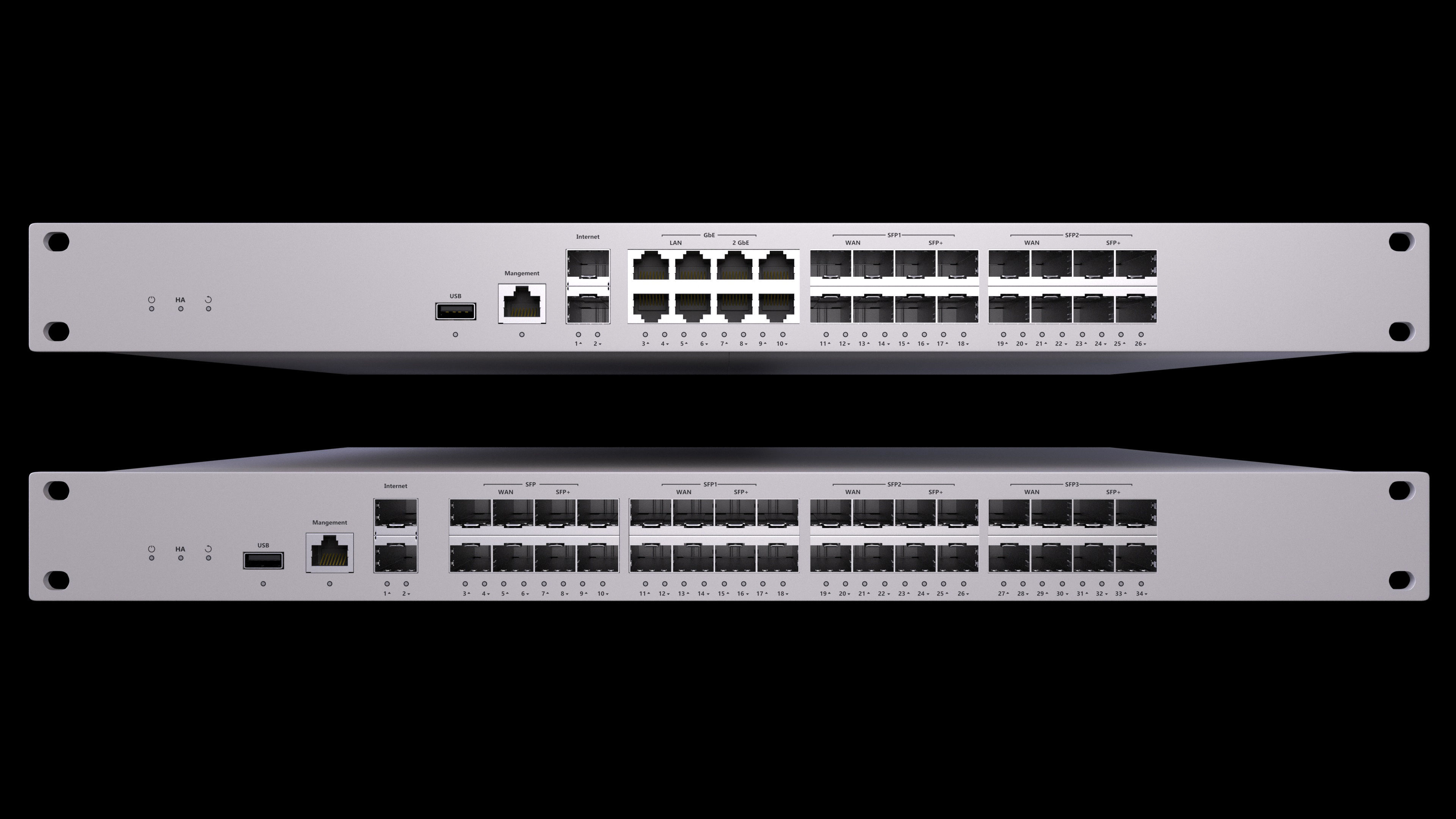 Network Firewall and Switch 3D model | CGTrader