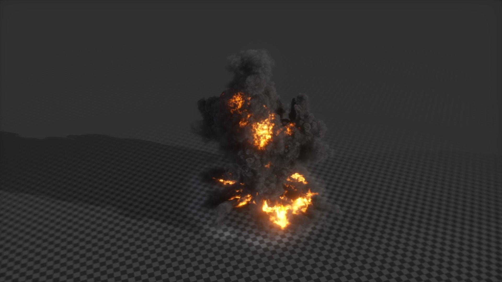 3D Oil Explosion Long Animation 3D model animated | CGTrader