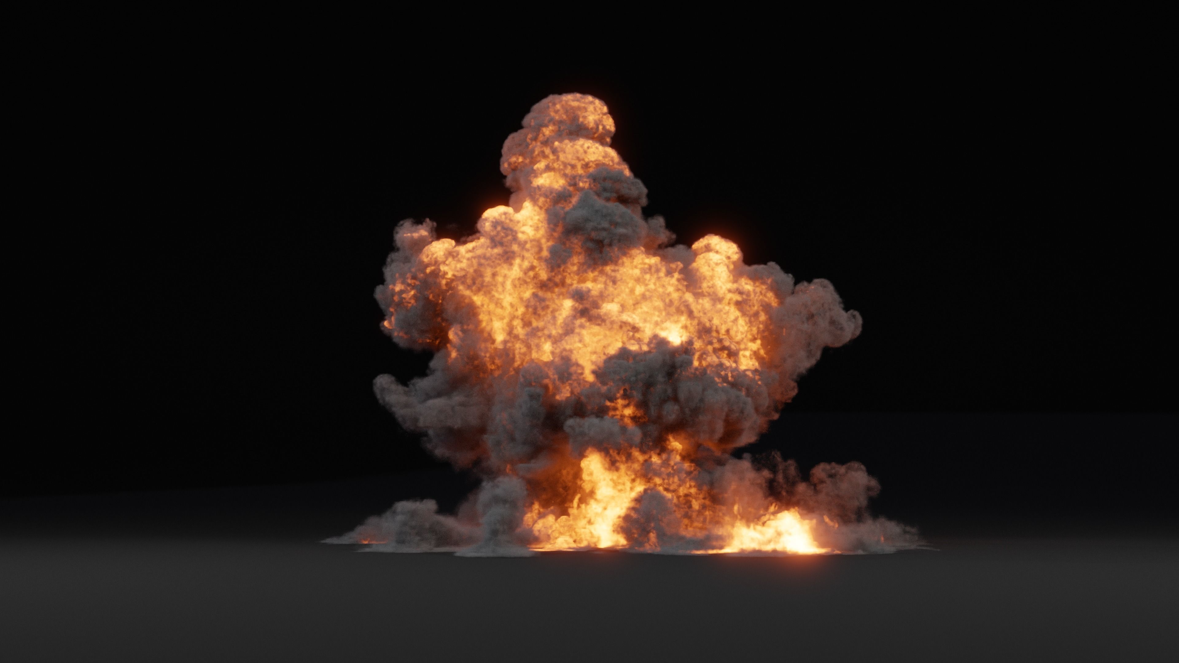 3D Oil Explosion Long Animation 3D model animated | CGTrader