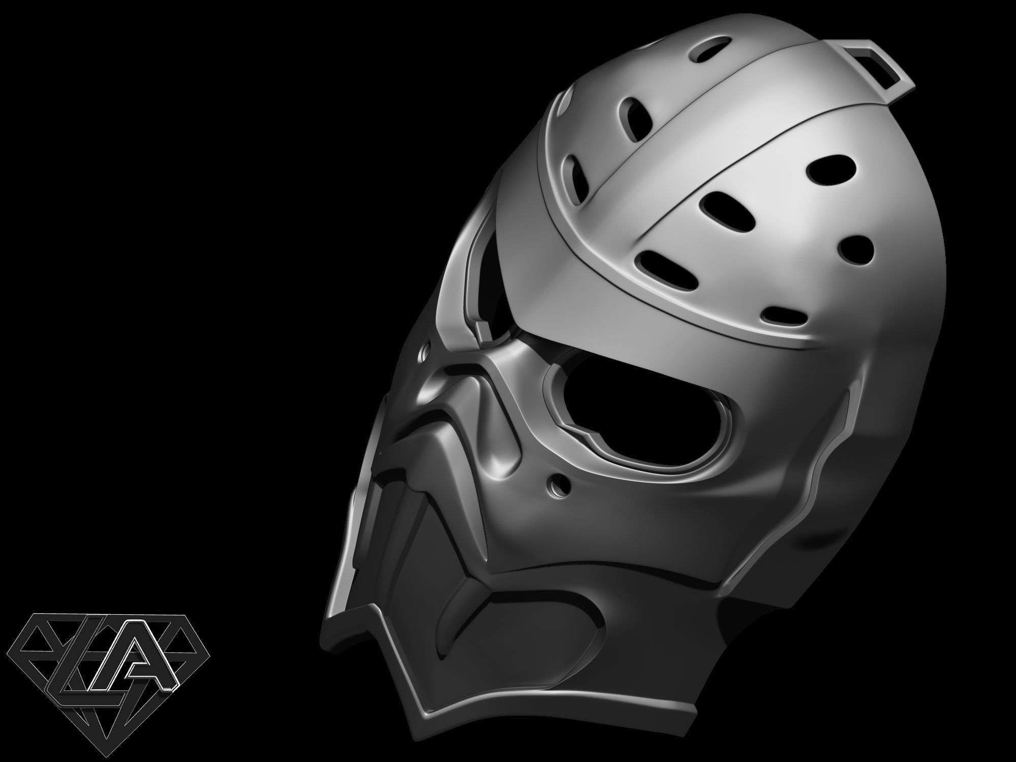 Predator custom Hockey mask 3D model 3D printable | CGTrader