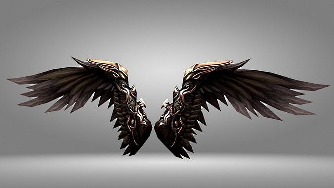 3D model Futuristic Wing VR / AR / low-poly | CGTrader