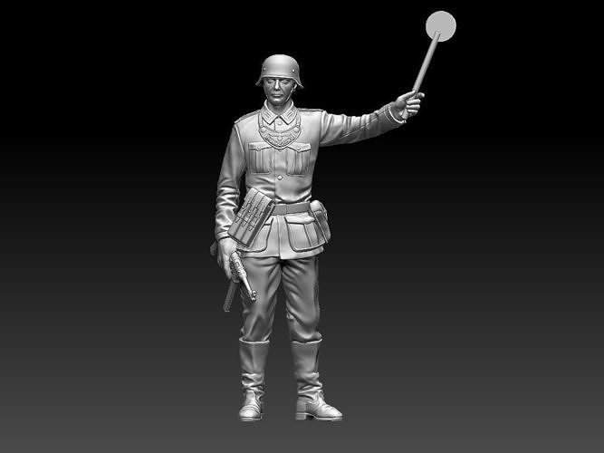 Feldgendarmerie German soldiers 3D model 3D printable | CGTrader